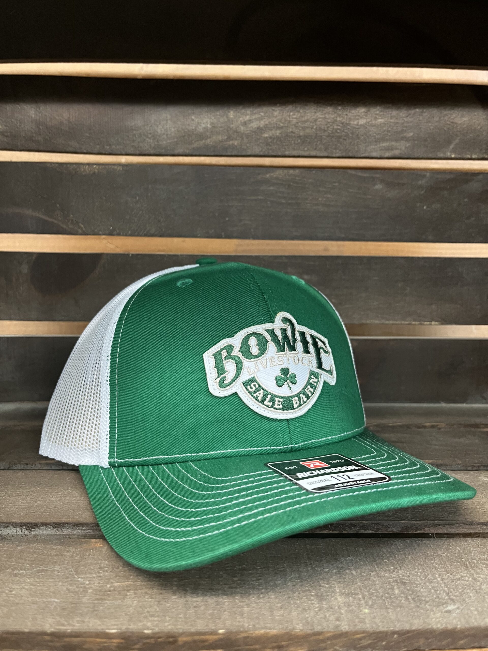 Green/White Cap - Bowie Livestock